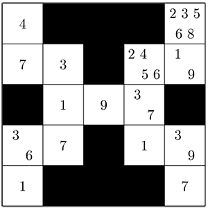 Ways to complete the grid puzzle - IMA