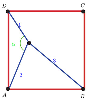Find the angle labelled alpha - IMA