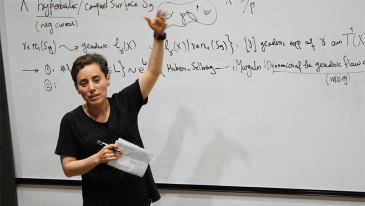 Maryam Mirzakhani and her work - IMA