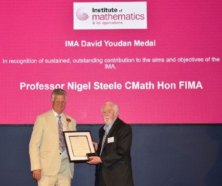 IMA David Youdan Medal awarded to Professor Nigel Steele - IMA