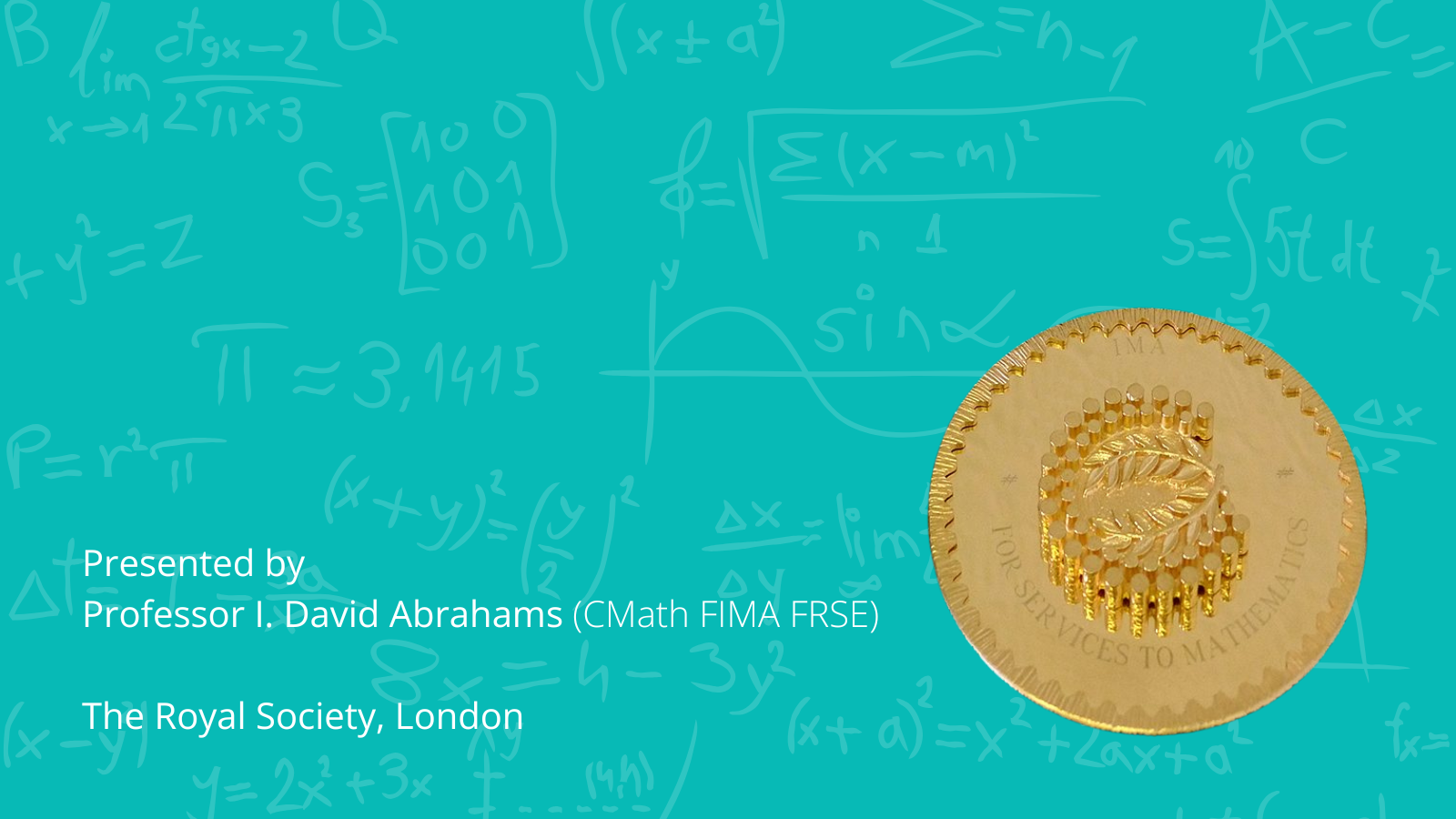 Hidden Figures and the Impact of Mathematics - IMA